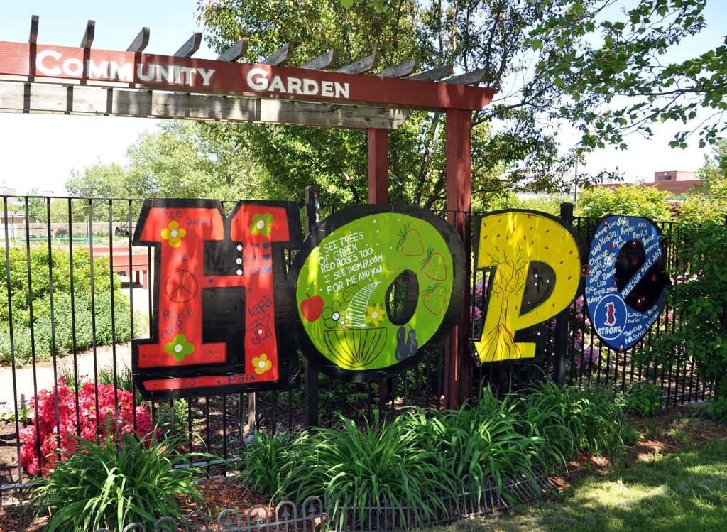 Hope sign - Madison Park Development Corporation