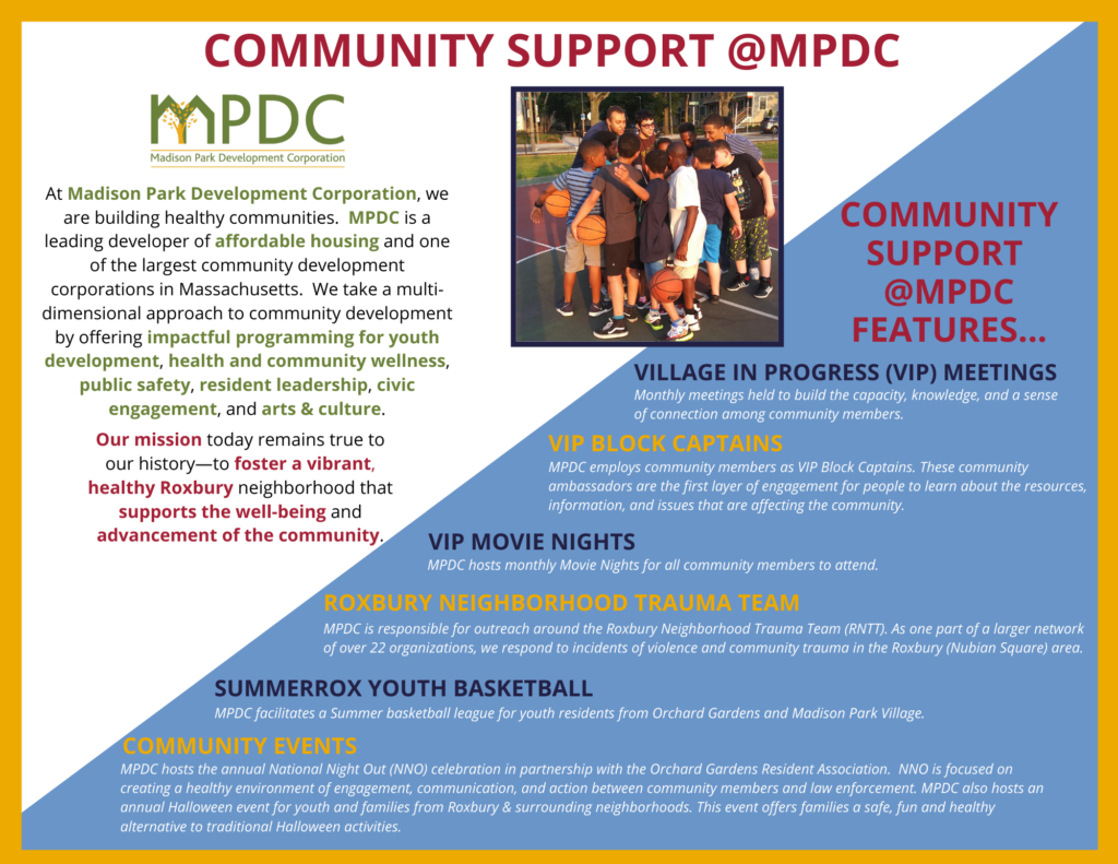 OEP One Pager Side 1 2021 - Madison Park Development Corporation