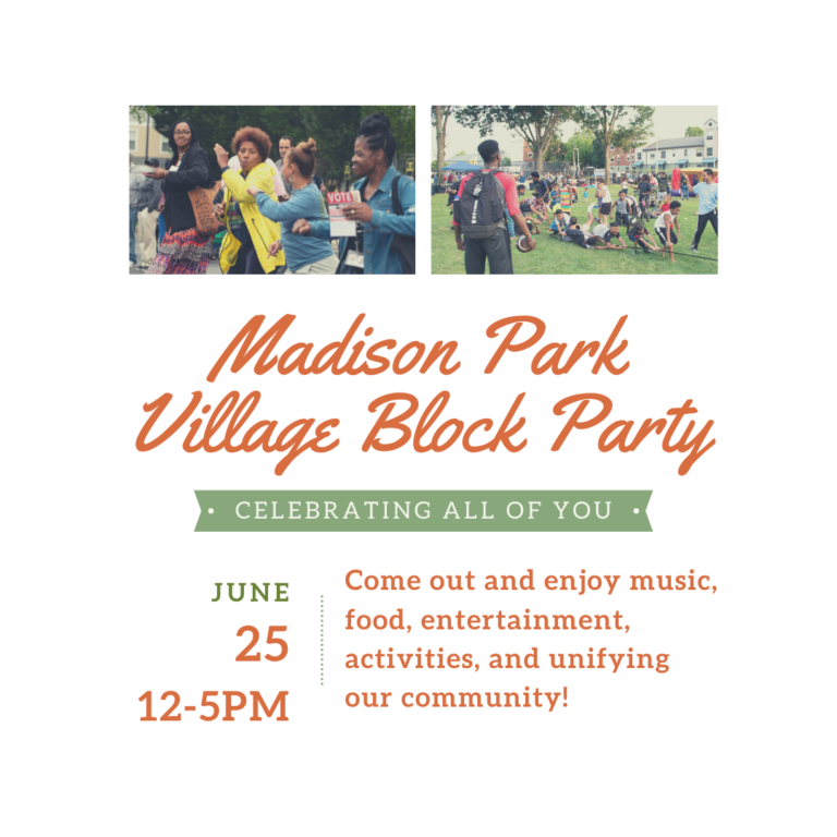 Madison Park Village Block Party - Madison Park Development Corporation