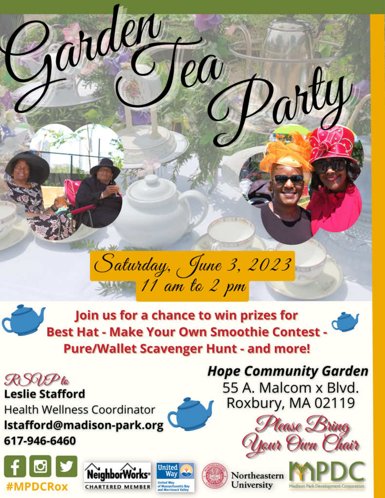 7th Annual Garden Tea Party @ The Dewitt Center - Madison Park ...