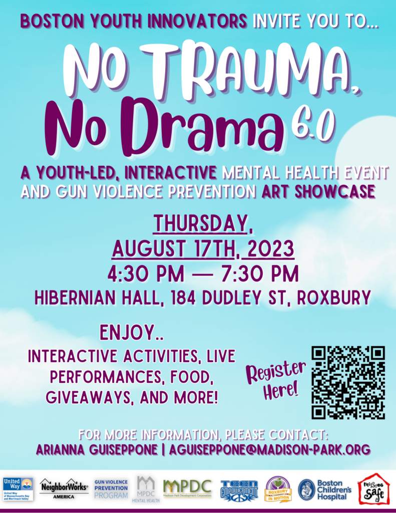 No Trauma, No Drama 6.0 (@ Hibernian Hall) - Madison Park Development ...