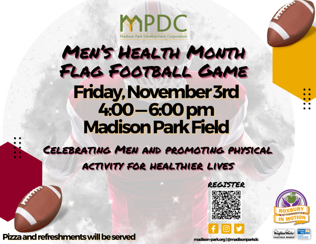 Men's Mental Health Month Flag Football Game | Hosted by MPDC - Madison ...
