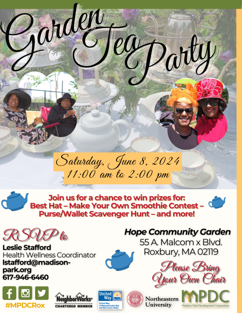 FREE EVENT: Annual Garden Tea Party (happening at Hope Community Garden ...