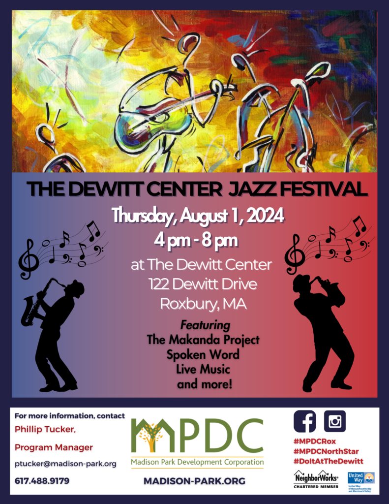 The Dewitt Center Jazz Festival - Madison Park Development Corporation