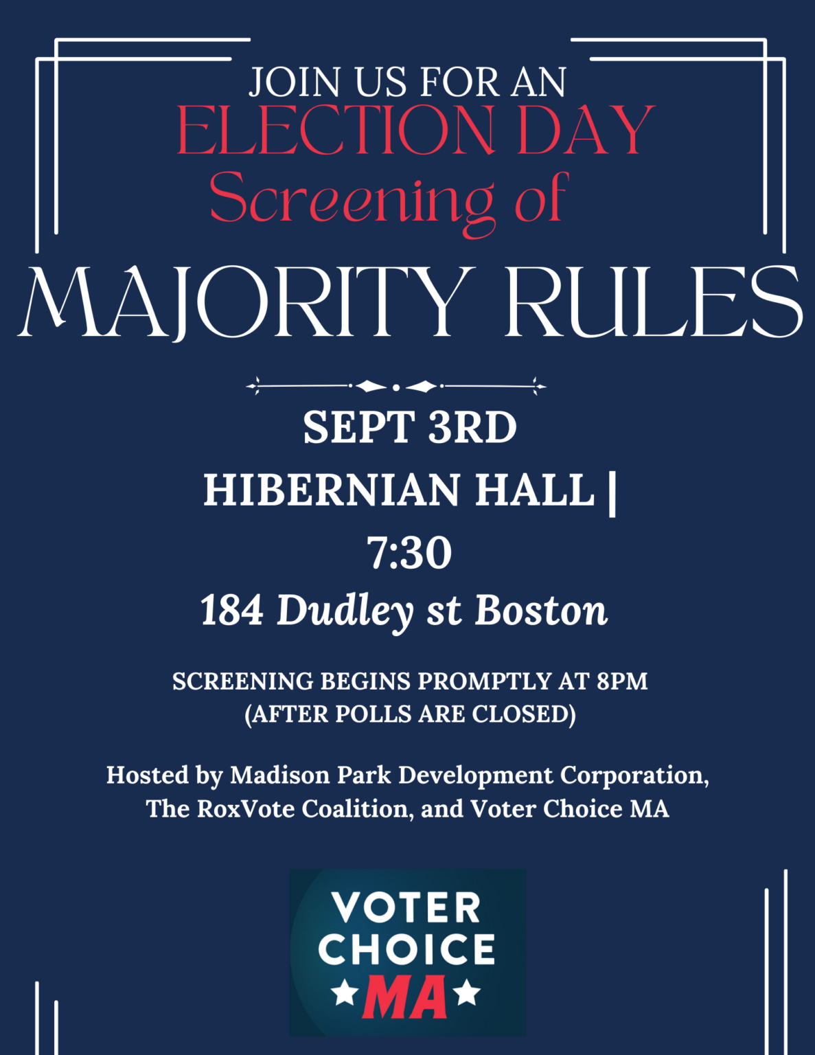 HH Screening Invitations - Madison Park Development Corporation