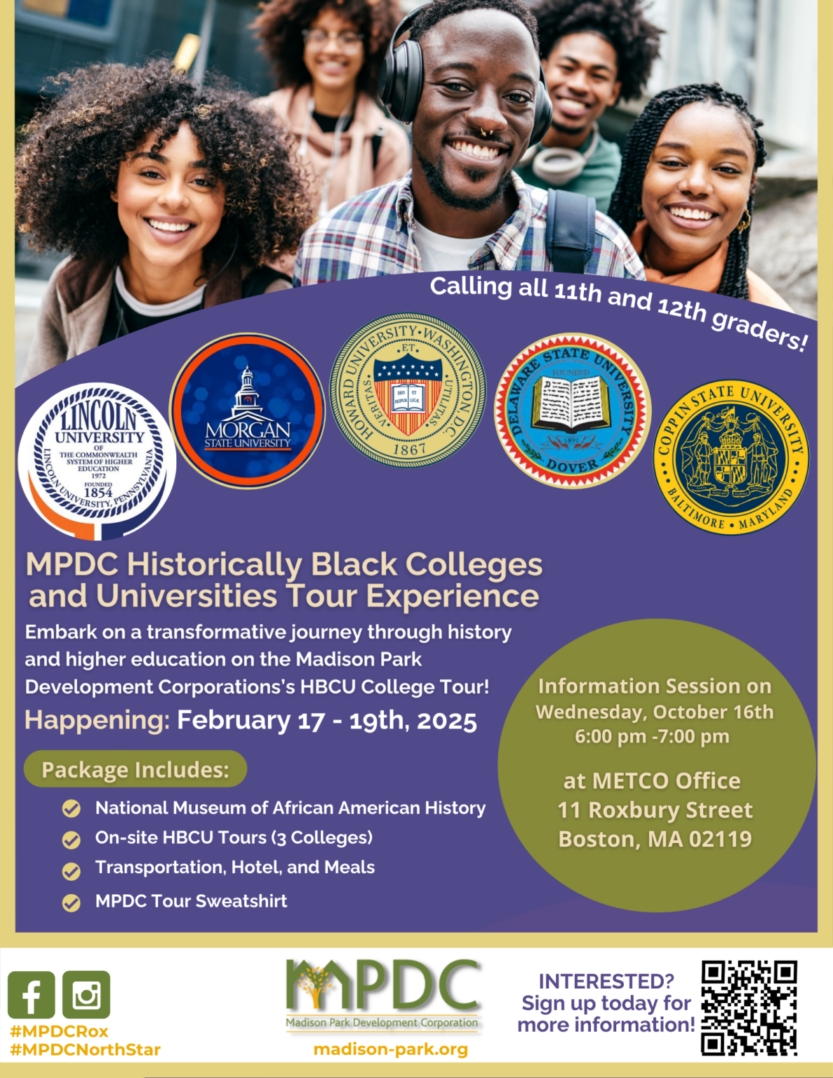 MPDC’s HBCU Information Session @ METCO - Madison Park Development ...